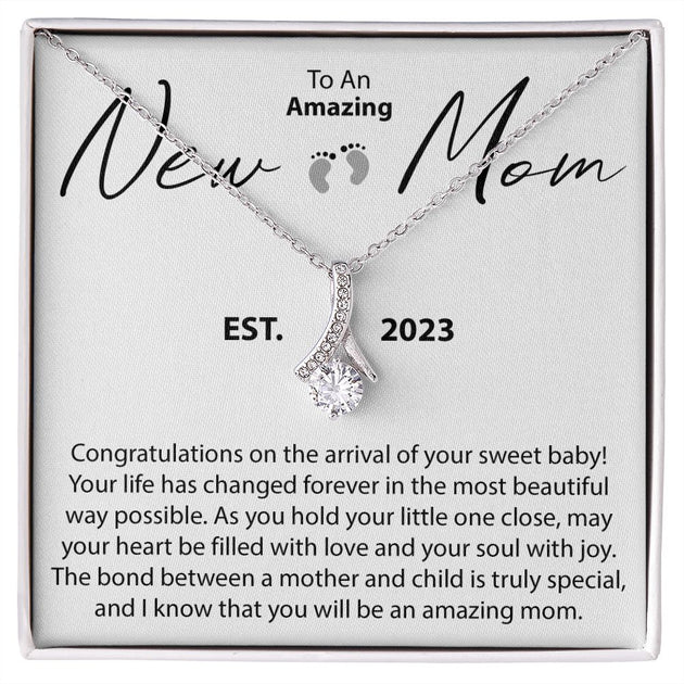 To An Amazing New Mom - Congratulations - Alluring Beauty Necklace ...